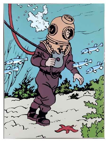 tintin scaphandre - TINTINOMANIA