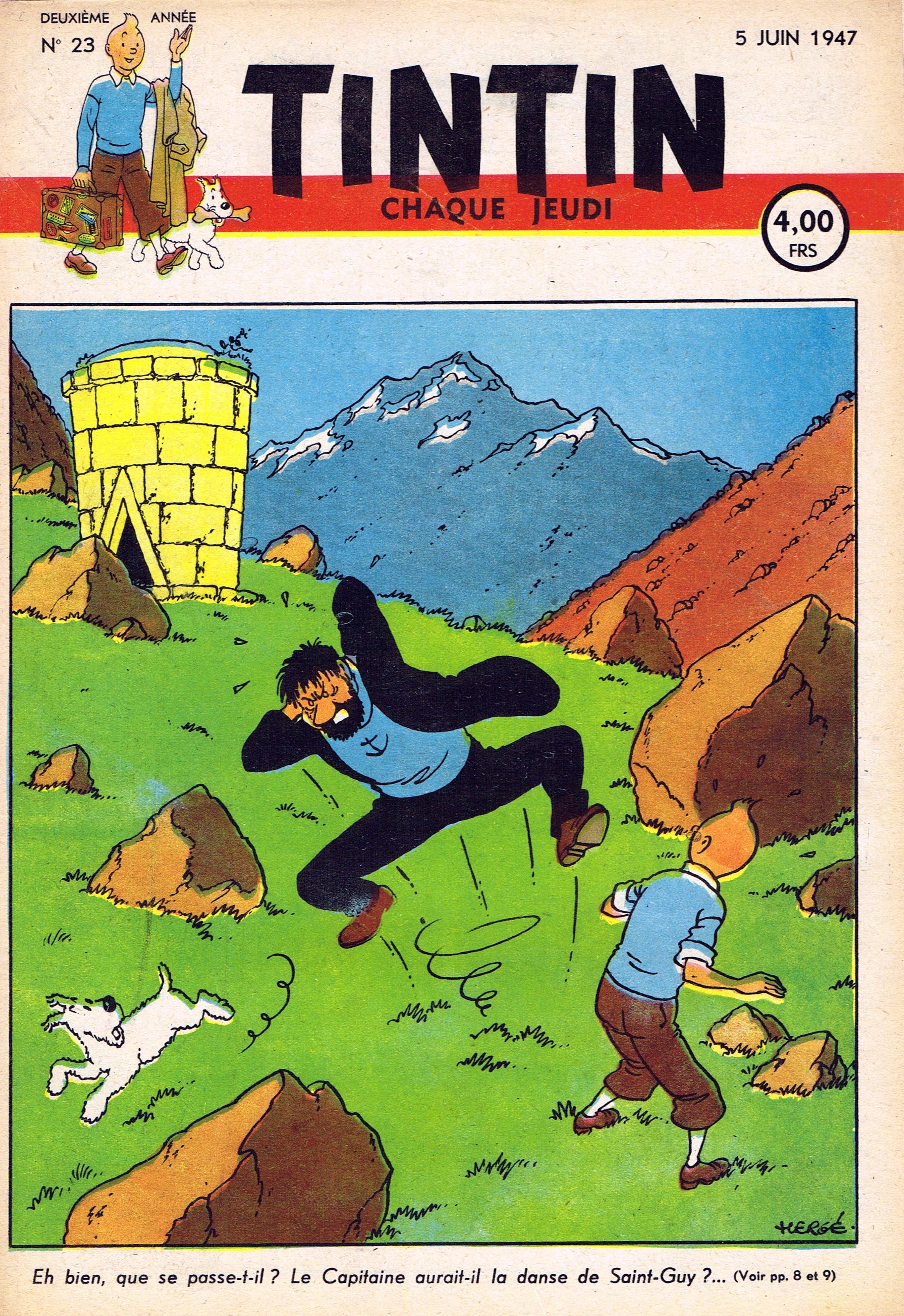couverture tintin 5 juin 47 - TINTINOMANIA