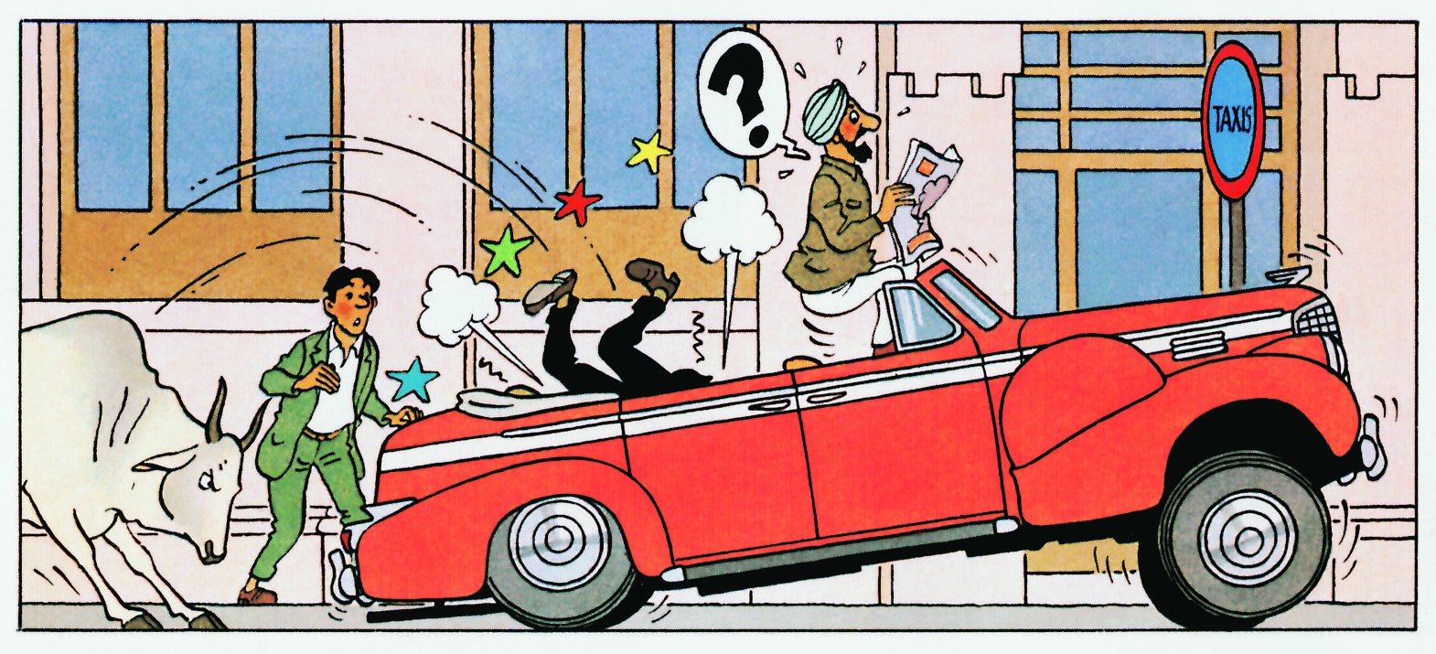 vignette taxi aération1. - TINTINOMANIA