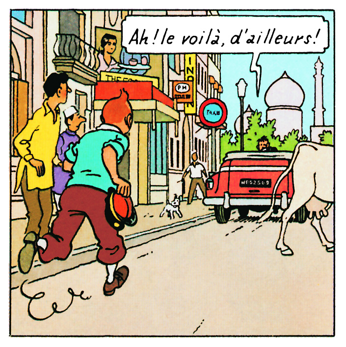 vignette taxi coffre page 8 - TINTINOMANIA