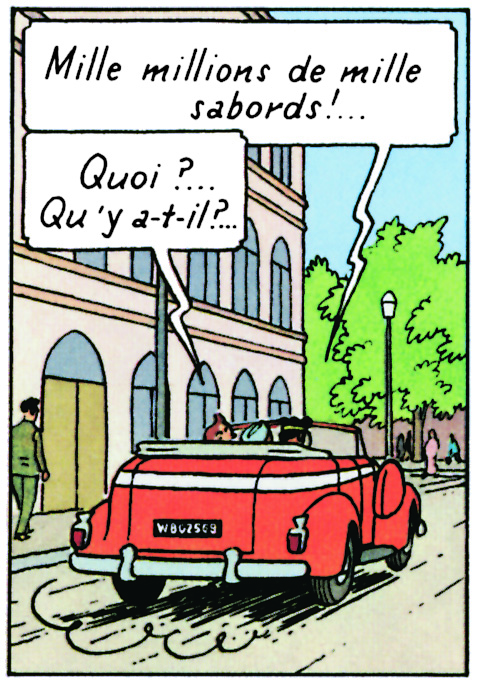 vignette taxi coffre page 9 - TINTINOMANIA